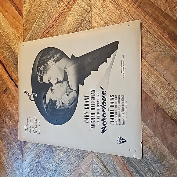 Vintage | Art | Alfred Hitchcocks Notorious Movie Ad | Poshmark